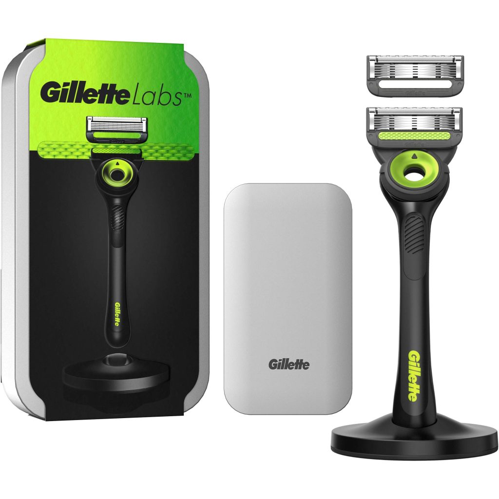 Gillette Labs With Exfoliating Bar Razor Travel Case 2 Blades - manly.se